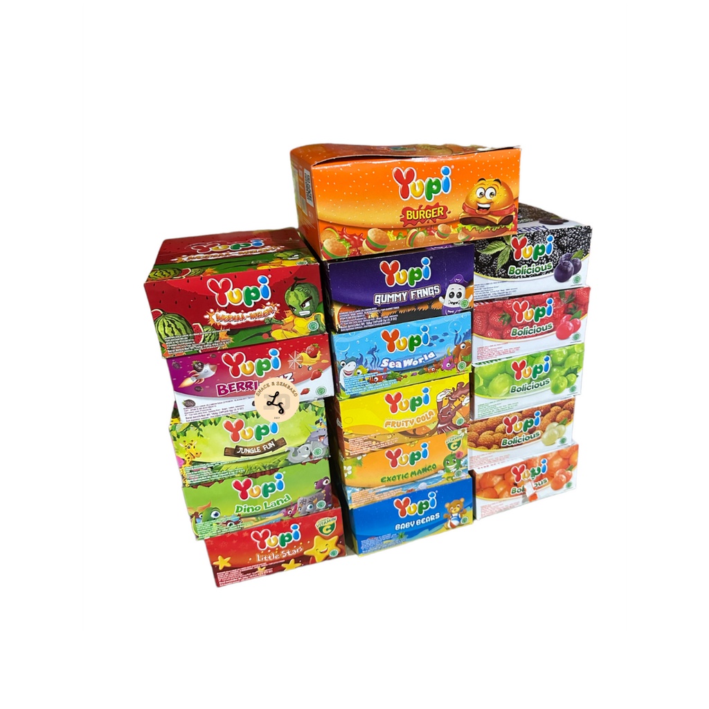Jual [4 BOX] Yupi 500 Permen Varian Random Mix 1 Box isi 24 pcs | Shopee Indonesia