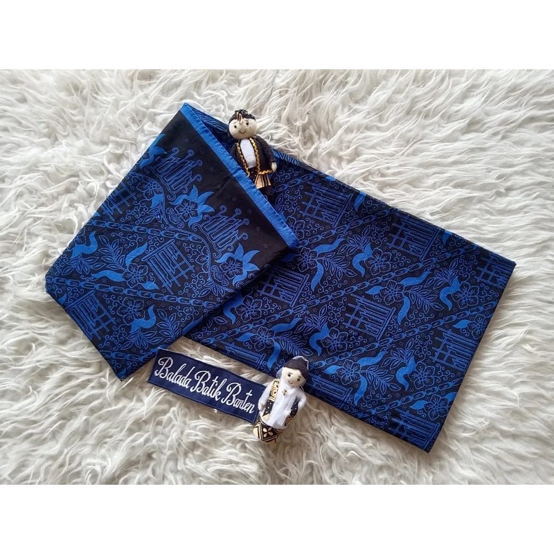 Jual Kain Batik Baduy Banten Motif Angklung Buhun Biru Hitam | Shopee ...