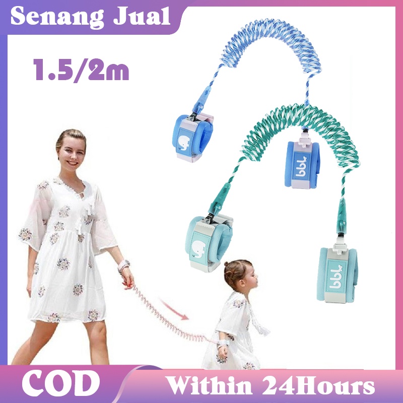 Jual Tali Anak Anti Hilang Tali Pengikat Tangan Anak Efek Reflektif Di ...