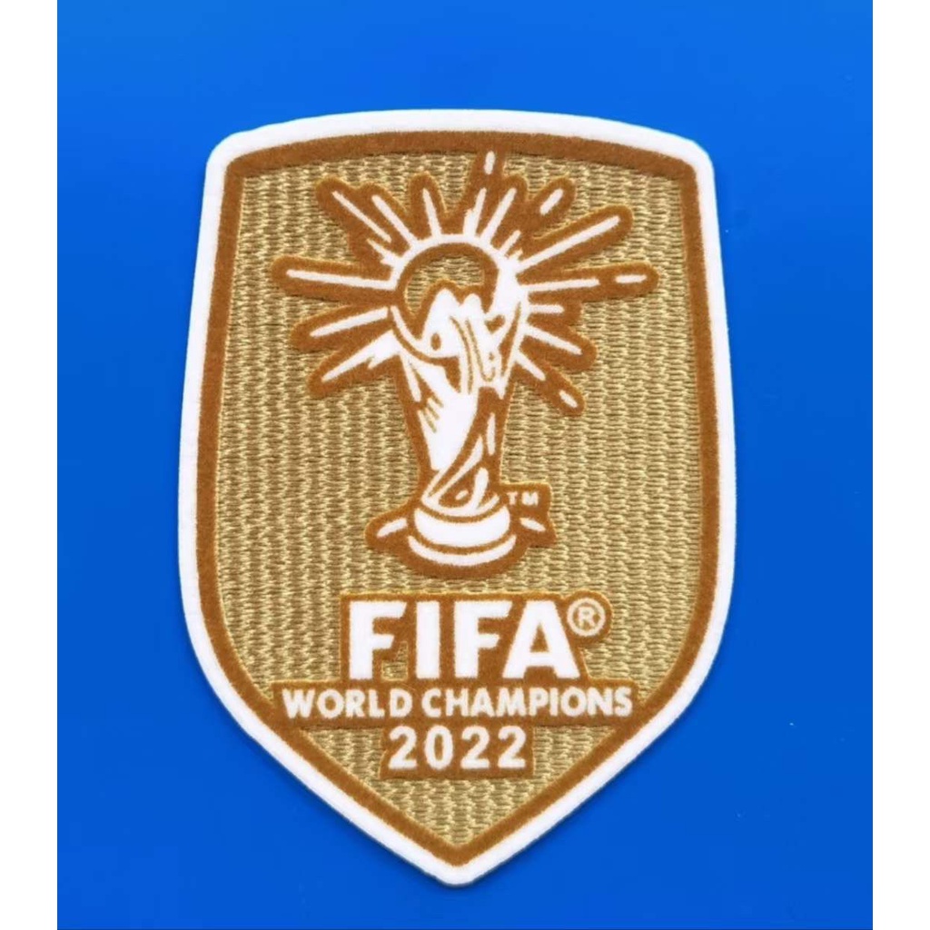 Jual Pasang Patch Juara World Cup 2022 WCC Untuk Argentina Piala Dunia ...