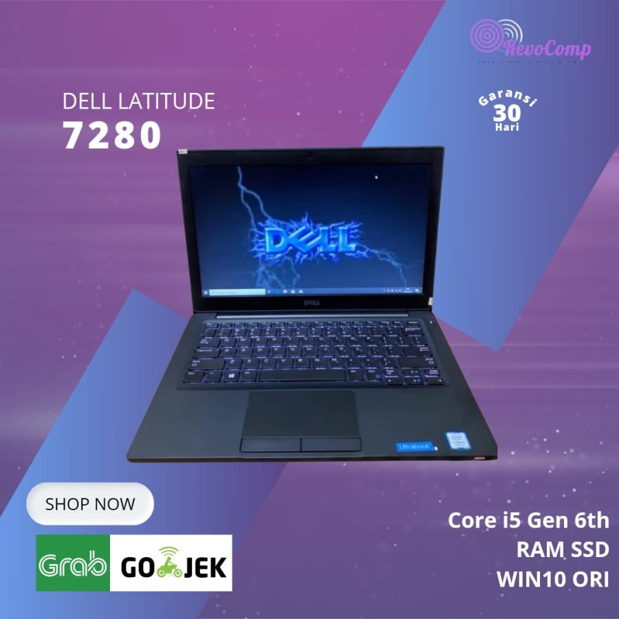 Jual Laptop Dell Latitude 7280 Core i5 6300u RAM SSD Touchscreen ...