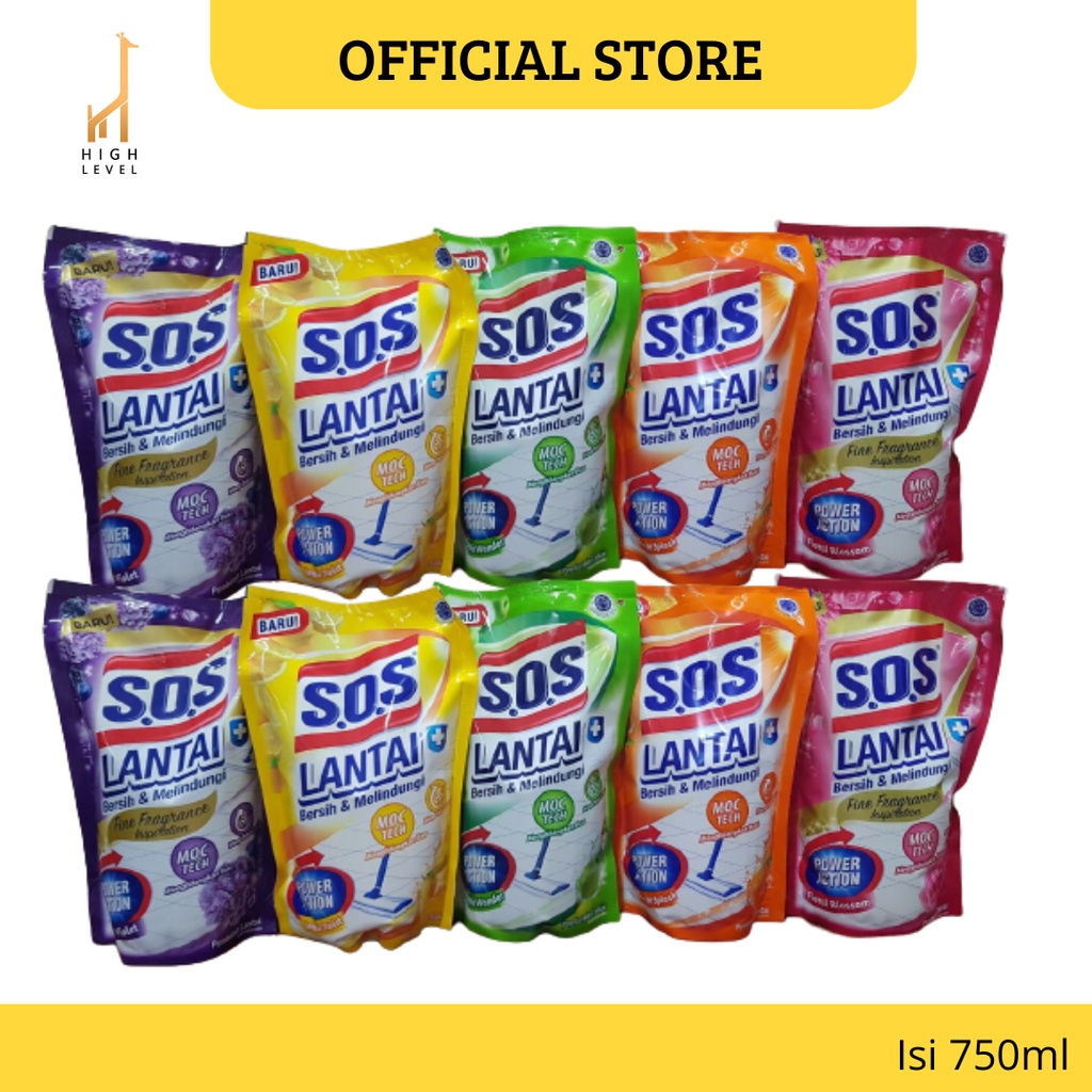 Jual Pembersih Lantai Pewangi Lantai Tahan Lama SOS 750 Ml | Shopee ...