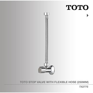 Jual TOTO TX277S STOP VALVE WITH HEAVY DUTY FLEXIBLE HOSE | Shopee ...