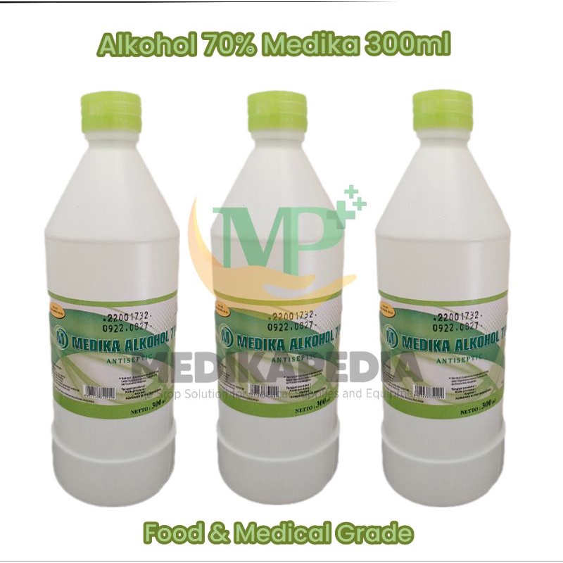 Jual Alkohol Medika 70% 300ml Antiseptik / Alcohol Medica Food ...
