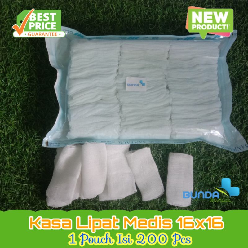 Jual Kasa Lipat Medis Steril Pouch Kain Perban Plester Pembalut Luka ...
