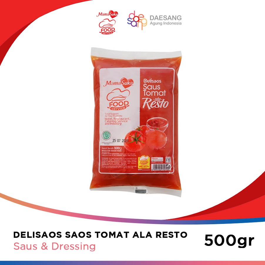 Jual MAMASUKA SAOS TOMAT ALA RESTO 500GR MAMA SUKA TOMATO SAUCE SAUS ...