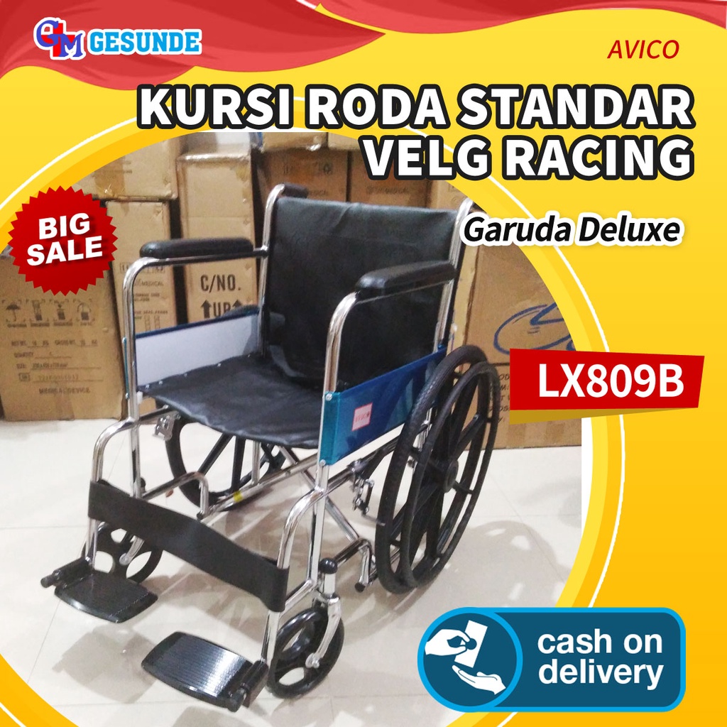 Jual KURSI RODA VELG RACING AVICO GARUDA DELUXE/KURSI RODA LANSIA/KURSI ...