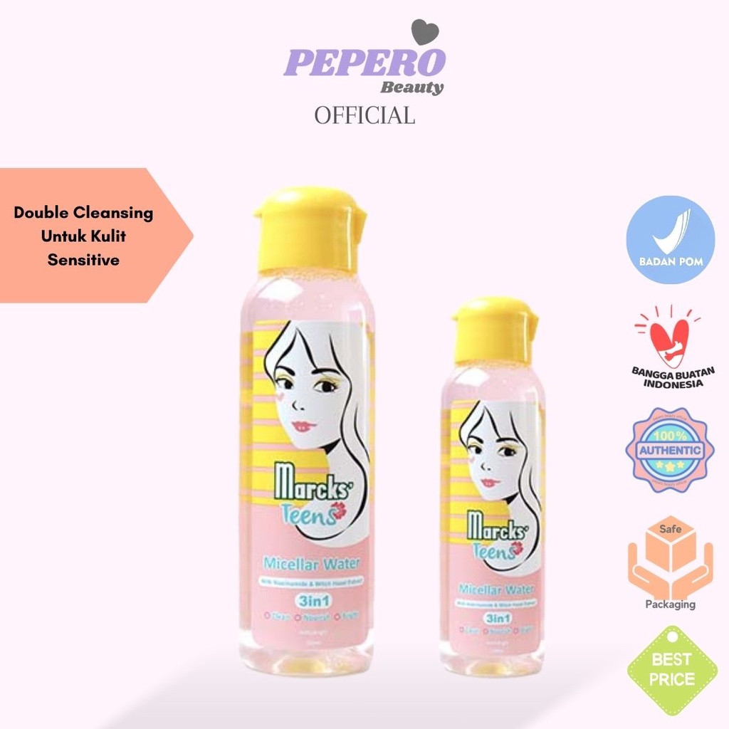 Jual MARCK'S Marcks Teens Micellar Water 3in1 100 ml & 250 ml | Shopee ...
