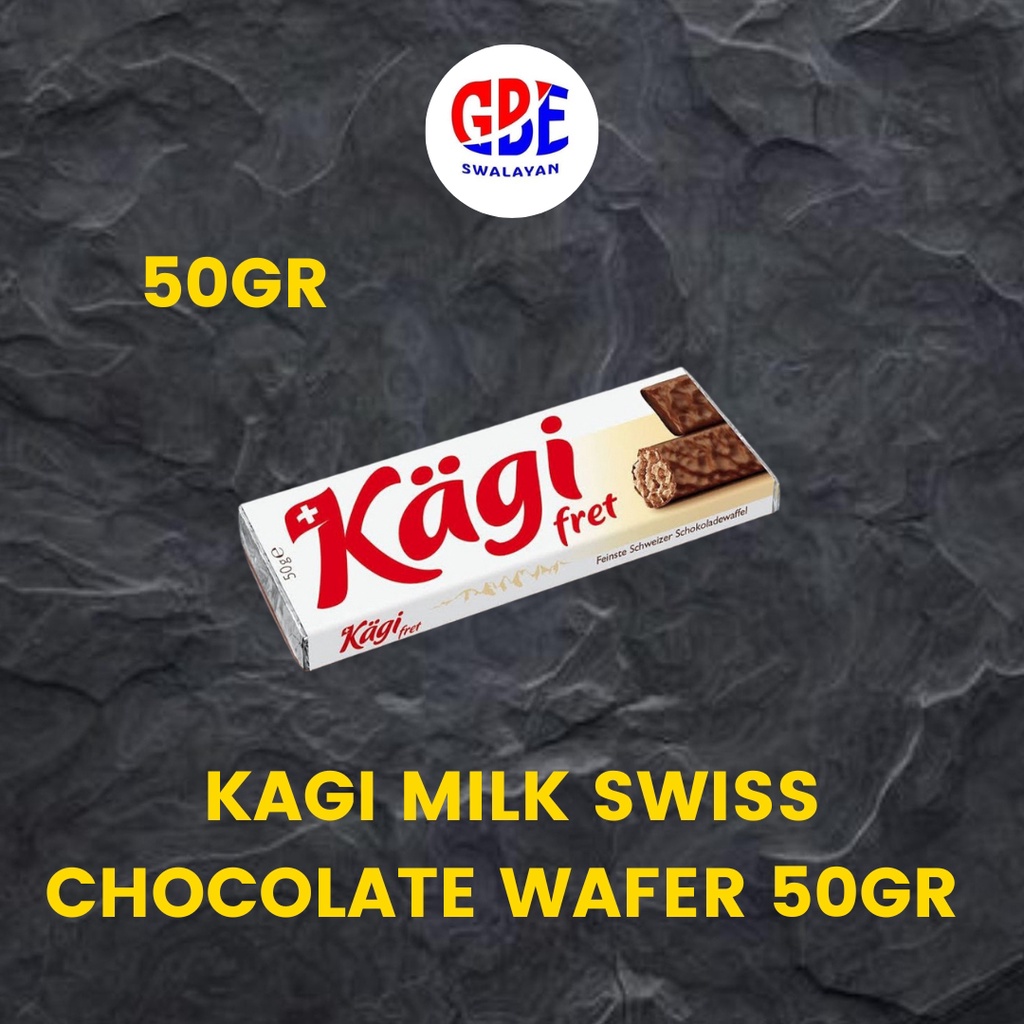 Jual Kagi Milk Chocolate Wafer 50gr Import Swiss | Shopee Indonesia
