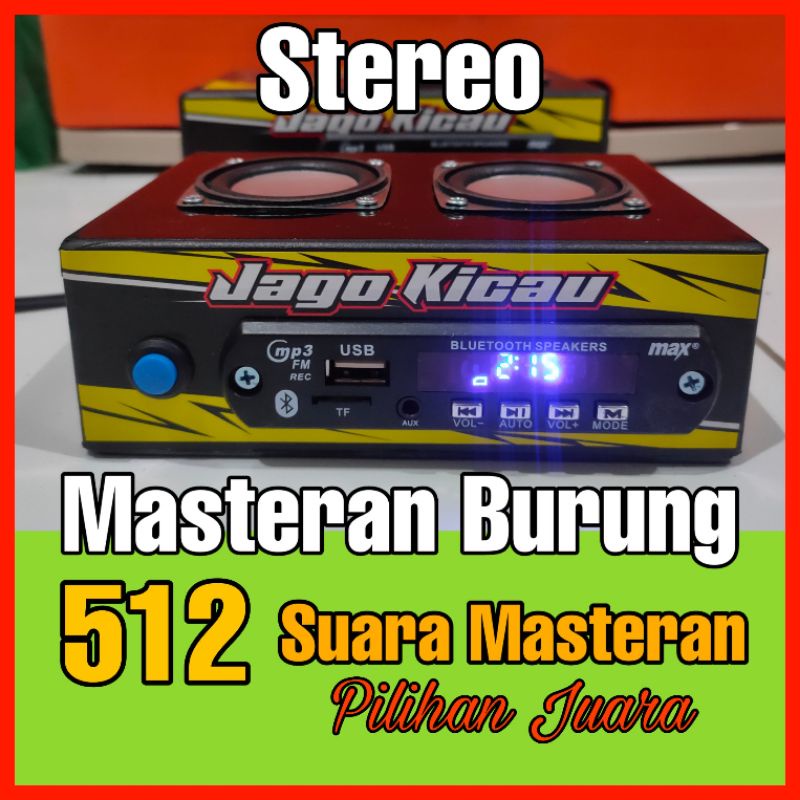 Jual Speaker Masteran Burung MP3 RDA Mastering Stereo 512 Isian ...