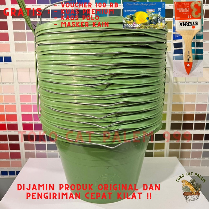 Jual EMBER COR PLASTIK WARNA HIJAU / EMBER COR PLASTIK / EMBER PLASTIK ...