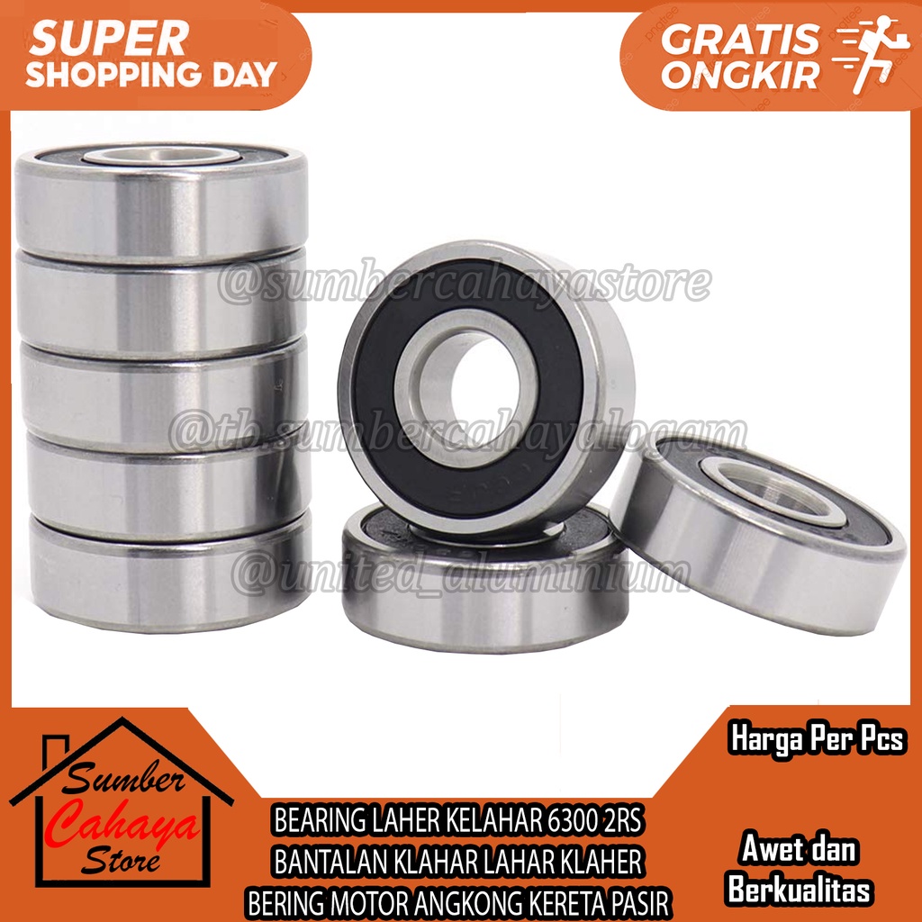 Jual BEARING LAHER KELAHAR MEREK DDK MOTO 6300 2RS KLAHAR LAHAR BERING ...