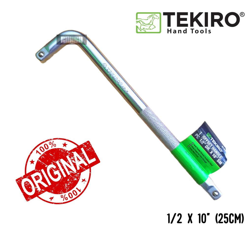 Jual TEKIRO Gagang Sock L ukuran 1/2" x 10" / Offset Handle 1/2" x 10 ...