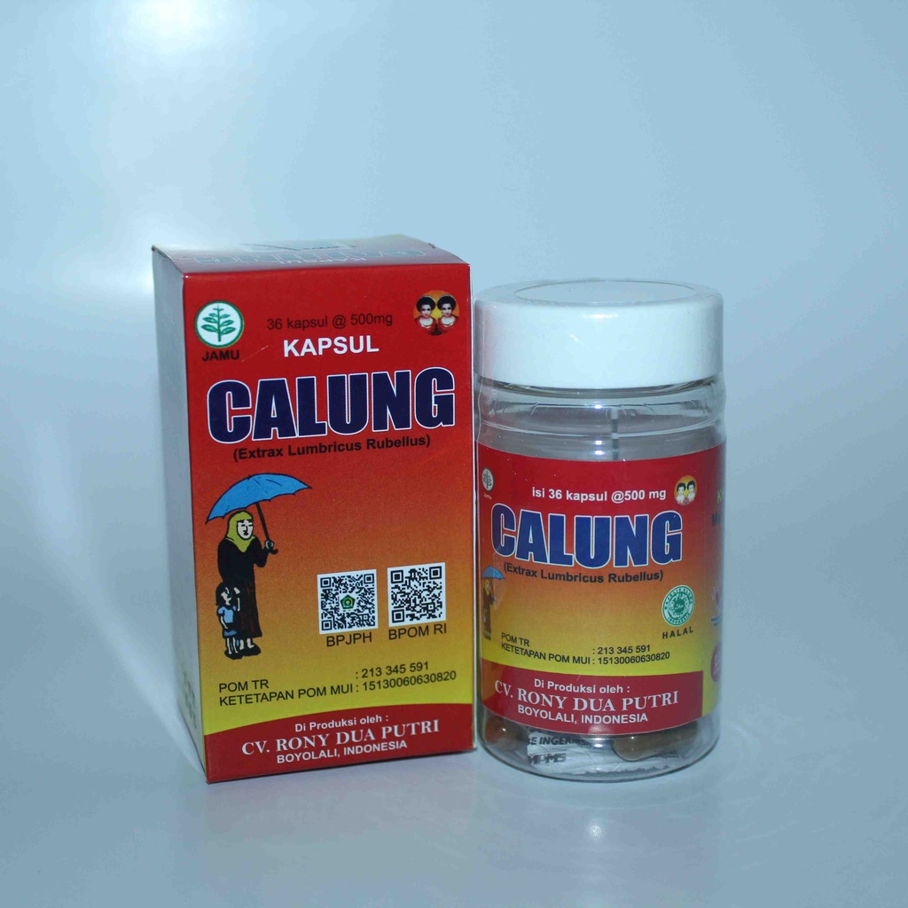 Jual Obat Tipes / Kapsul Calung Isi 36 Kapsul / Kapsul Ekstrak Cacing ...