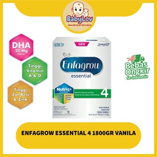 Jual Enfagrow essential 4 1800 gram vanila | Shopee Indonesia