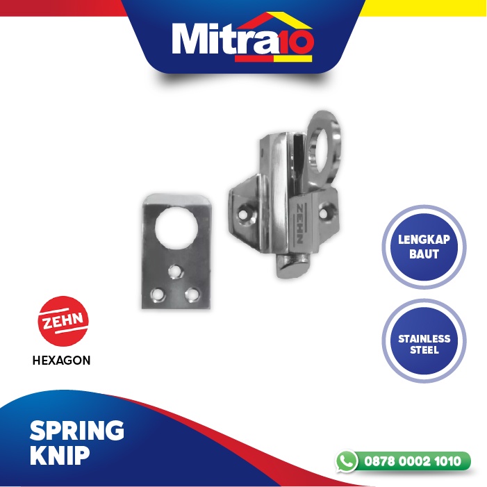 Jual Zehn Spring Knip Hexagon Cp (Pcs) | Shopee Indonesia