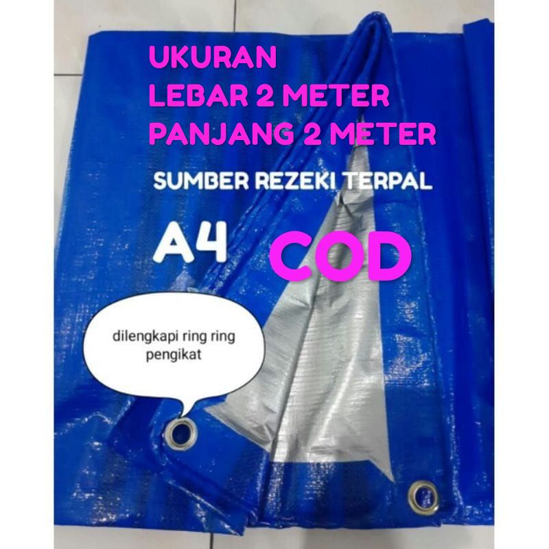 Jual terpal tenda A4 2x2 / terpal tenda plastik / terpal tenda murah ...