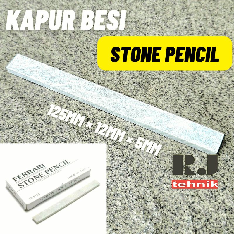 Jual Kapur Besi FERRARI Putih Plate Stone Pencil Kapur Pensil Tulis Besi 1pcs | Shopee Indonesia
