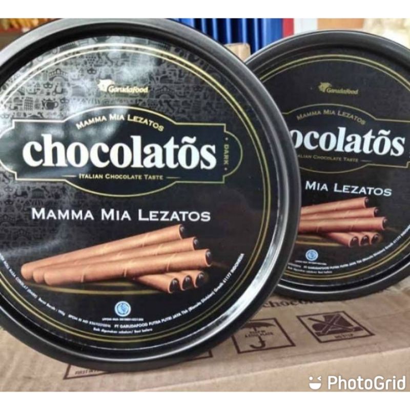 Jual Gerry Chocolatos Wafer Roll 190 Kaleng | Shopee Indonesia