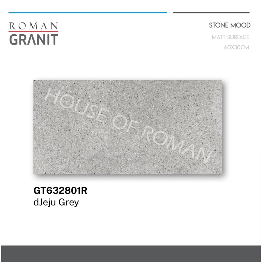 Jual ROMANGRANIT DJEJU GREY 60X30 GT632801R (ROMAN GRANIT) | Shopee ...
