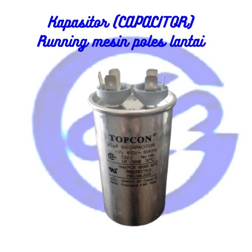 Jual Kapasitor (CAPACITOR) Running mesin poles lantai | Shopee Indonesia
