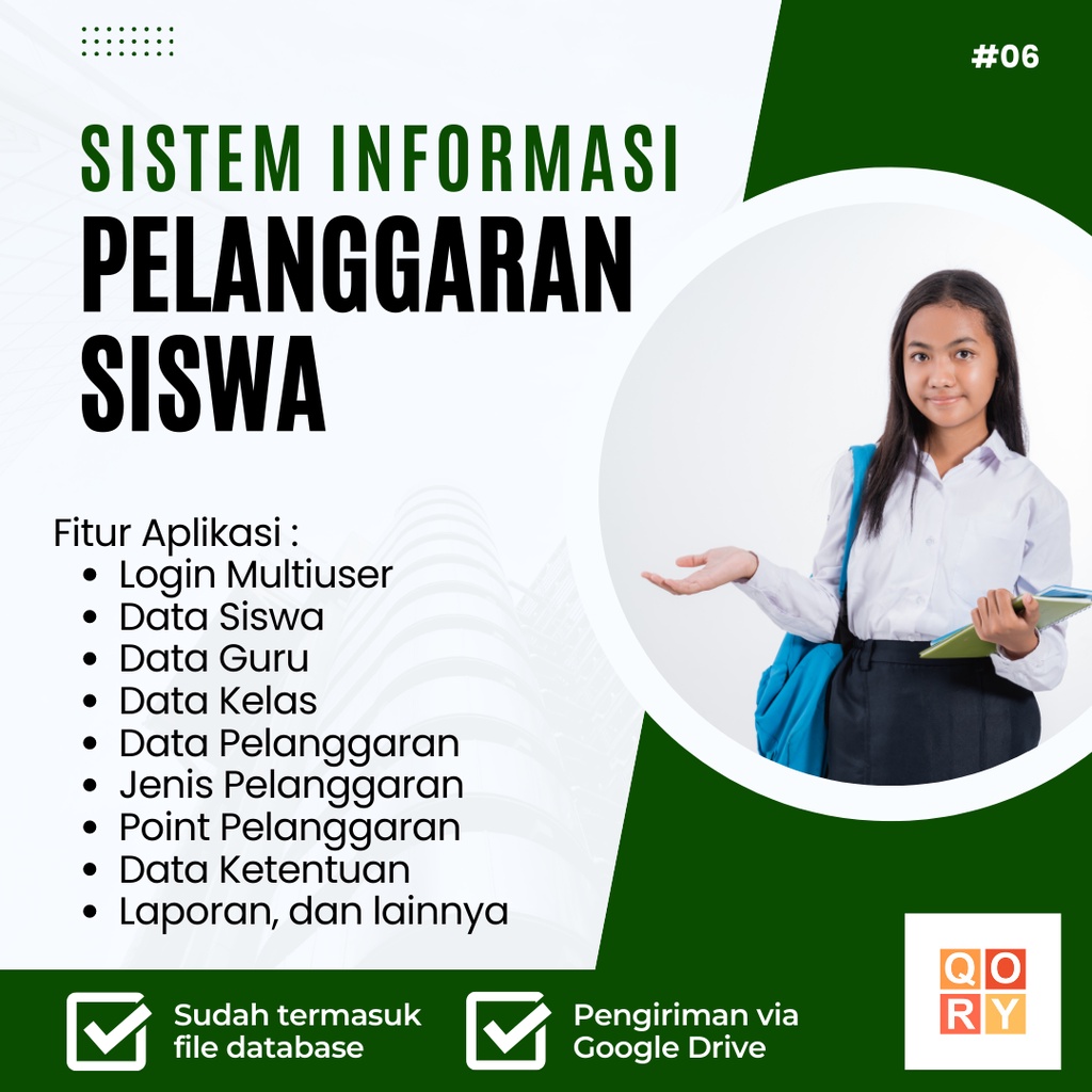 Jual Source Code Program Aplikasi Sistem Informasi Pelanggaran Siswa Berbasis Web Framework