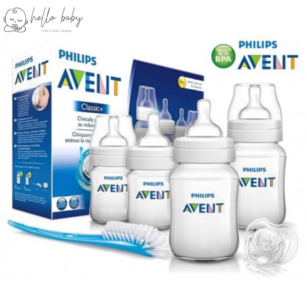 Jual Avent Botol Classic+ Newborn Set Standar ( SCD371/00) - Botol Susu ...
