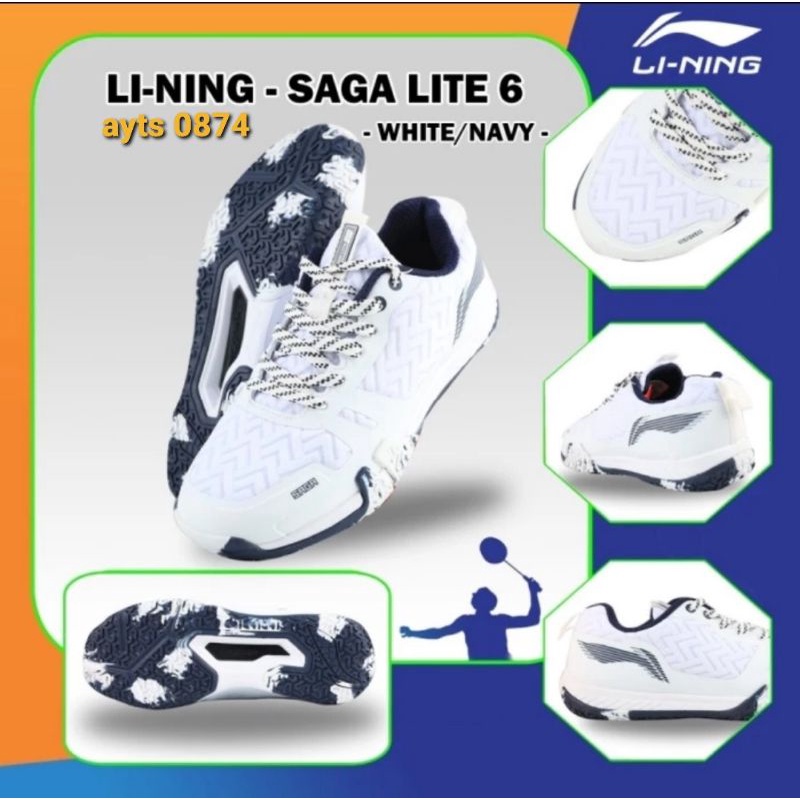 Jual Sepatu badminton lining saga lite 6 ( ayts 0874 ) | Shopee Indonesia