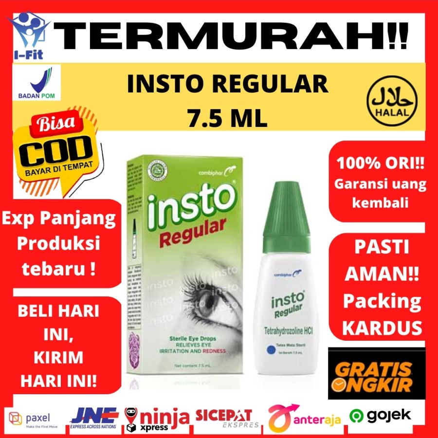 Jual Insto Regular 7.5 ml Obat Tetes Mata Steril Iritasi dan Mata Merah ...