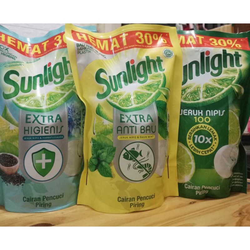 Jual SUNLIGHT 650ml Jeruk nipis & Habbatussauda & daun mint | Shopee ...