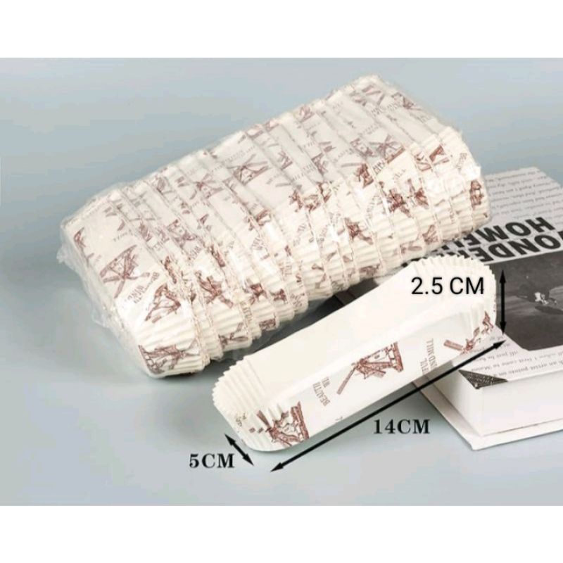 Jual Paper Cup Cases Roti Oval Kincirangin isi 200 pcs/Paper cup case ...