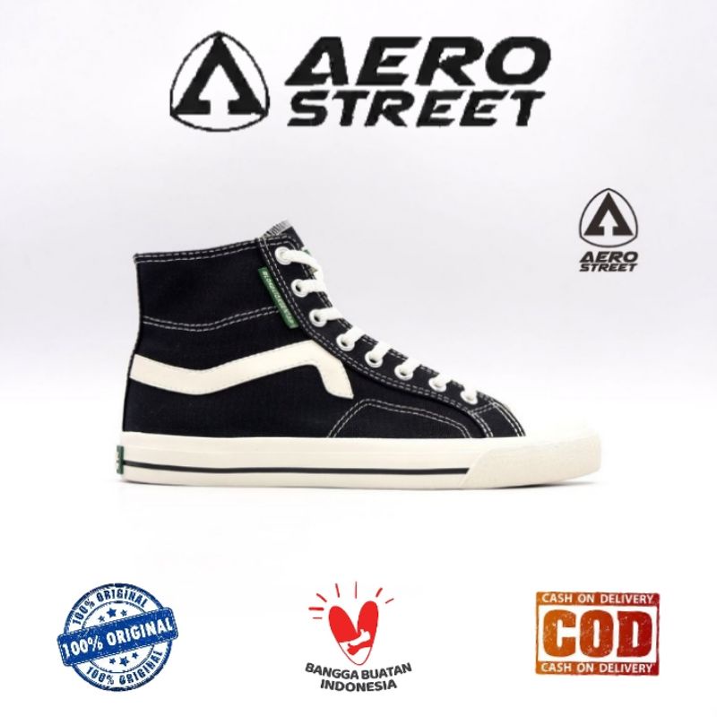Jual AEROSTREET JHOSSE HITAM NATURAL HIGH | Shopee Indonesia