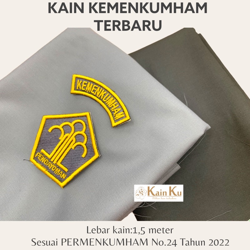 Jual Kain Kemenkumham Terbaru Seragam Lapas Seragam Imigrasi Seragam ...