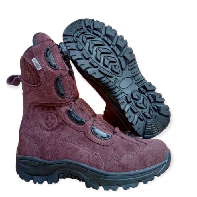 Jual sepatu pdl kejaksaan coklat tua tali putar | Shopee Indonesia