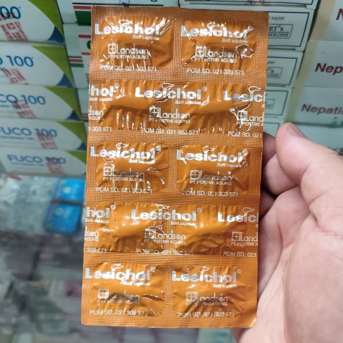 Jual LESICHOL 150 - 1 Strip 10 Kapsul | Shopee Indonesia
