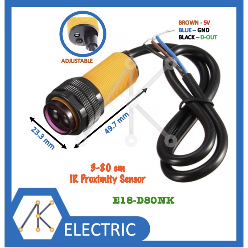 Jual SENSOR JARAK INFRAMERAH E18-D80NK SENSOR JARAK ADJUSTABLE INFRARED ... Jual SENSOR JARAK INFRAMERAH E18-D80NK SENSOR JARAK ADJUSTABLE INFRARED ...
