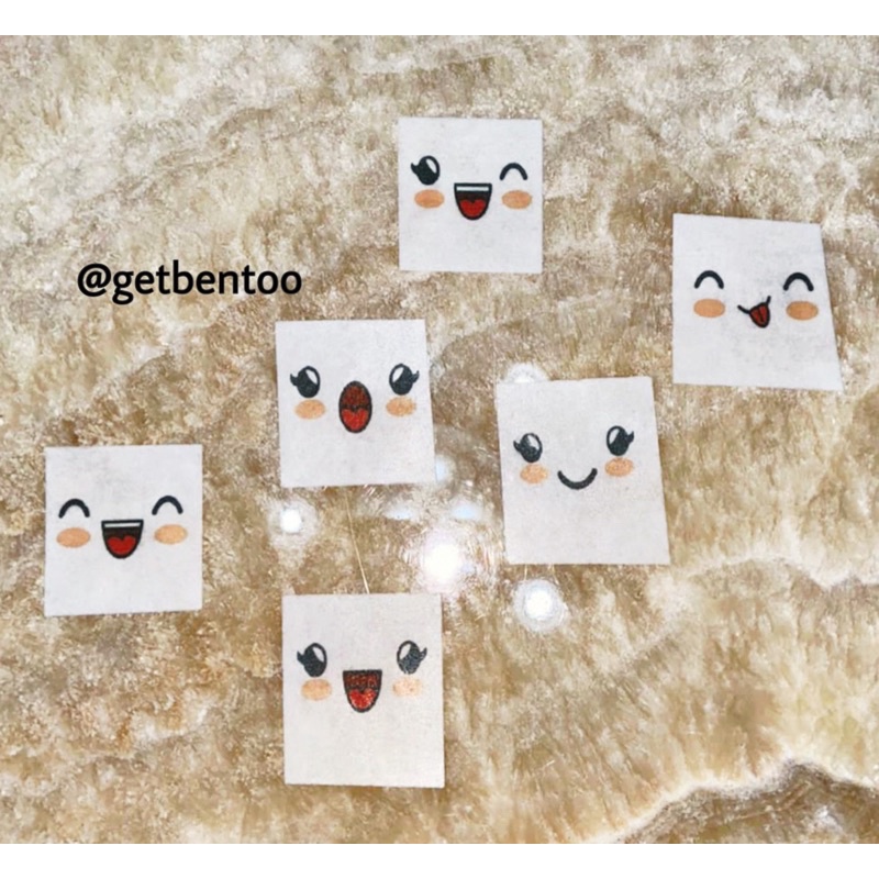 Jual Sticker Nasi/Roti/Pudding/Bakpao/Pancake Bento Dapat Dimakan ...