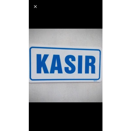 Jual Sign " KASIR" Sign label Acrylic, Sign Board Akrilik | Shopee ...
