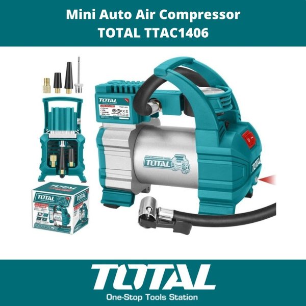 Jual Mesin Kompresor Auto Mini Air Compressor TOTAL TTAC1406 Pompa ...