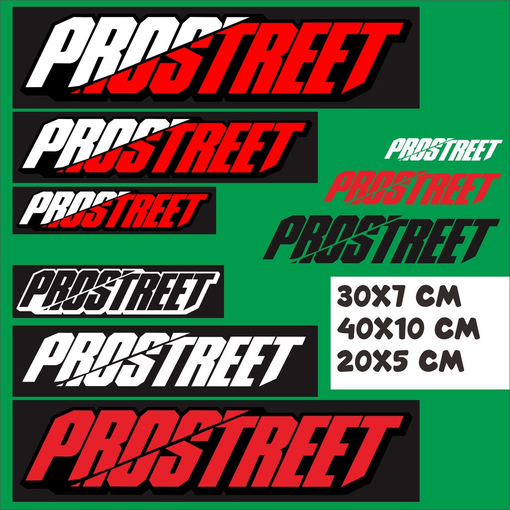 Jual Stiker Sticker Cutting Hologram Prostreet prostreed | Shopee Indonesia