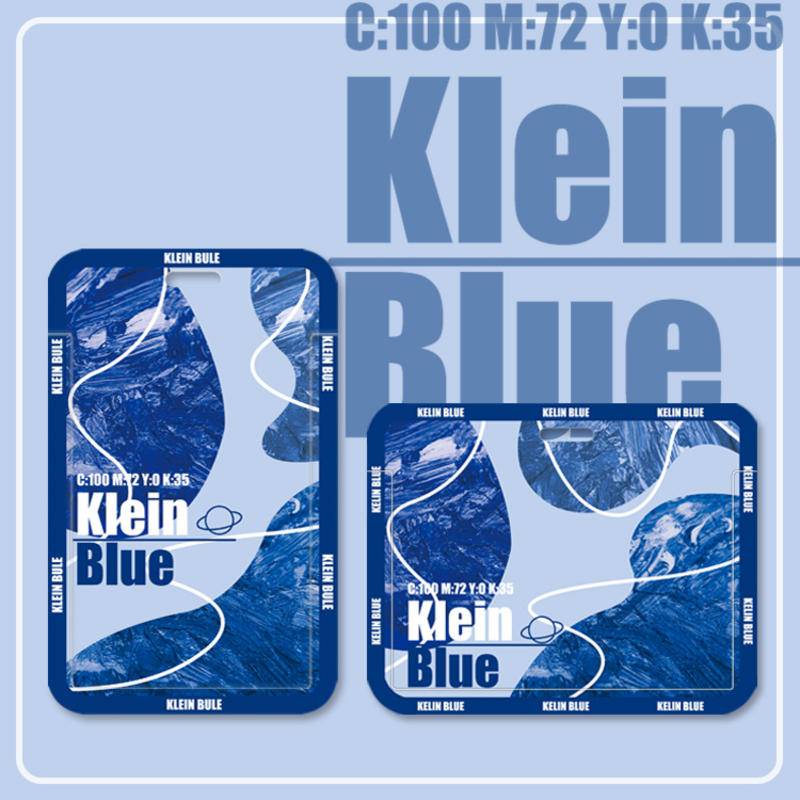 Jual Klein Blue card cover art student Kartu Kampus Kartu Makan Kartu ...