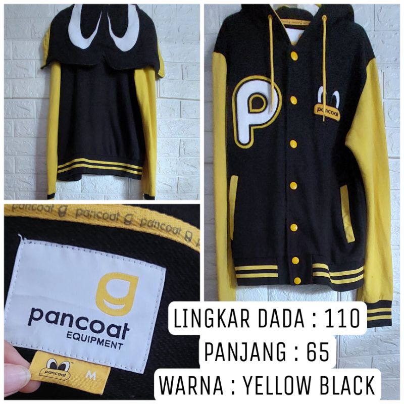 Jual Varsity pancoat kancing full embos | Shopee Indonesia