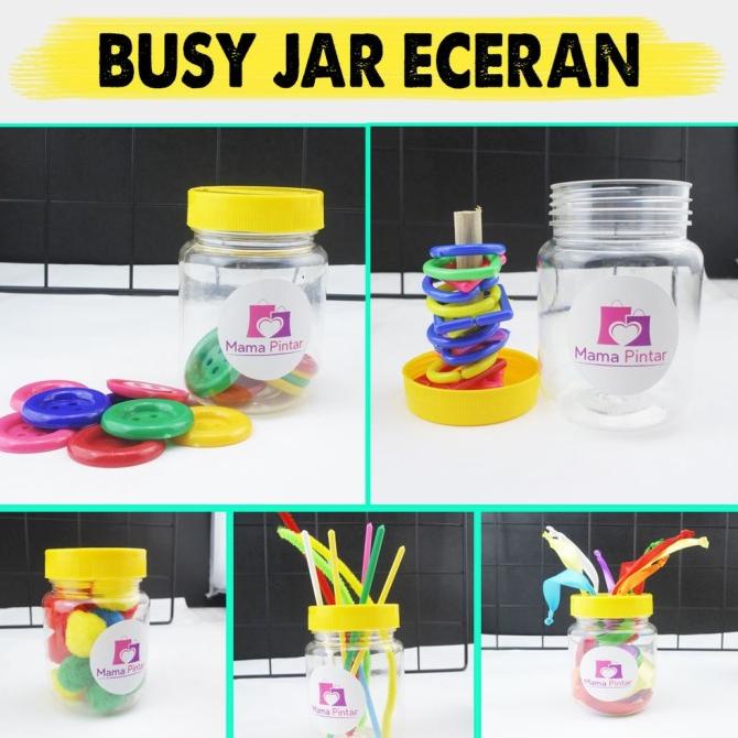 Jual Busy Jar Eceran Mainan Montessori Sensory Motorik Anak 1 2 3 tahun ...