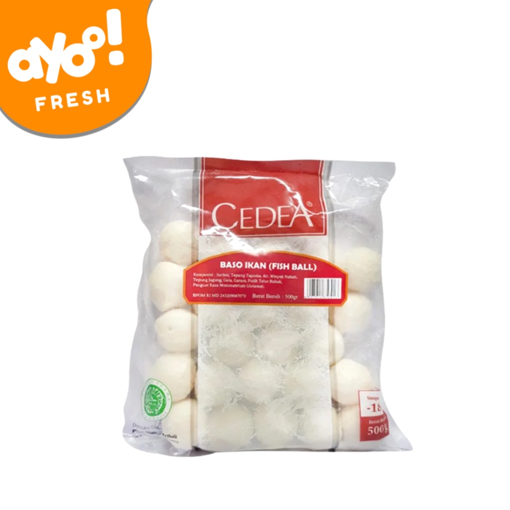 Jual Cedea Bakso Ikan Besar 500 g Pack | Shopee Indonesia