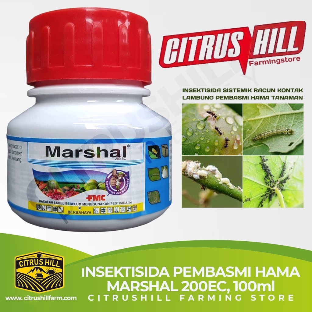 Jual MARSHAL 200 EC 100 ML INSEKTISIDA AKARISIDA | Shopee Indonesia