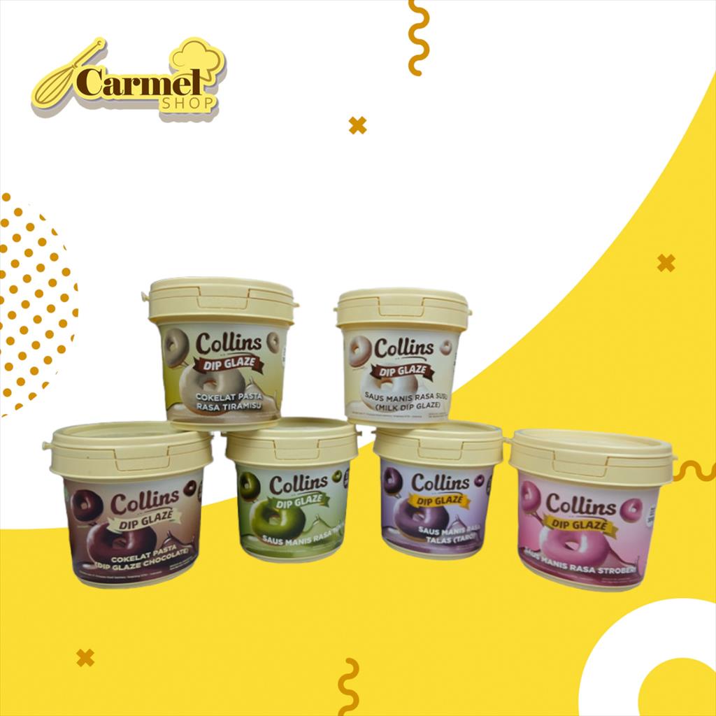 Jual Collins Dip Glaze 300gr - Dipping Glaze Donat / Topping Coklat ...