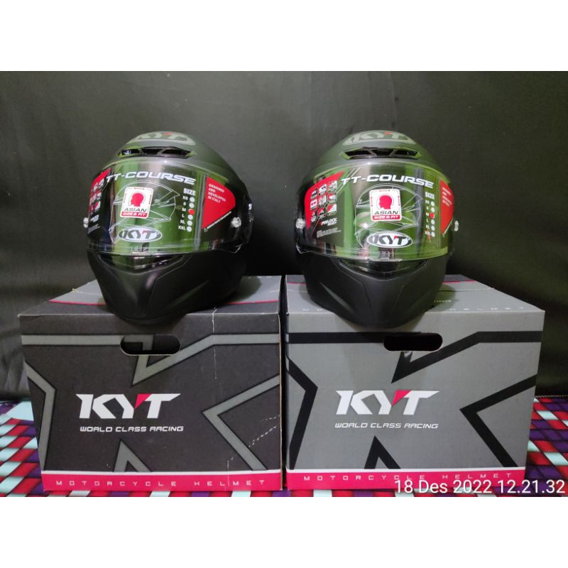 Jual KYT TTC BLACK DOFF | Shopee Indonesia