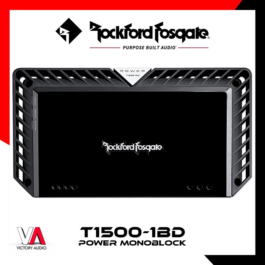 Jual Power Amplifier Monoblock Audio Mobil ROCKFORD FOSGATE T1500-1BD High Power Output 1 ...