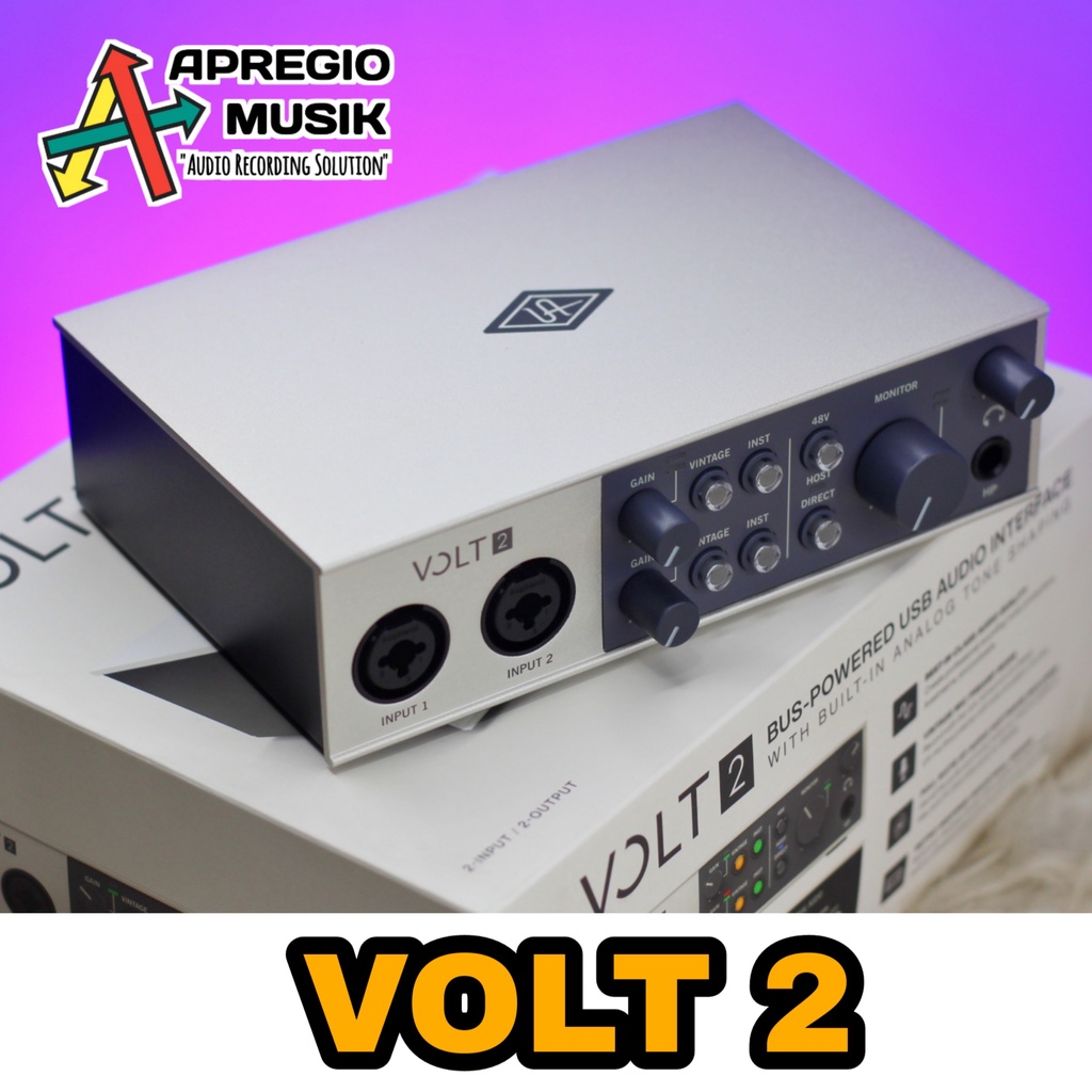 Jual UAD Universal Audio VOLT 2 USB Soundcard Audio Interface VOLT2 ...
