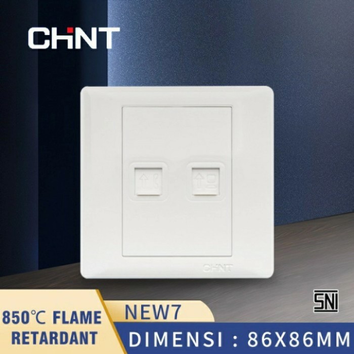 Jual Kabel Konektor Rumah Outlet Telpon + Lan Internet Konektor Dinding ...